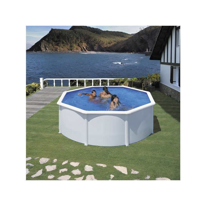 Runder Pool Fidji. 460 X 120 Cm Gre Kit460eco | Poolsweb